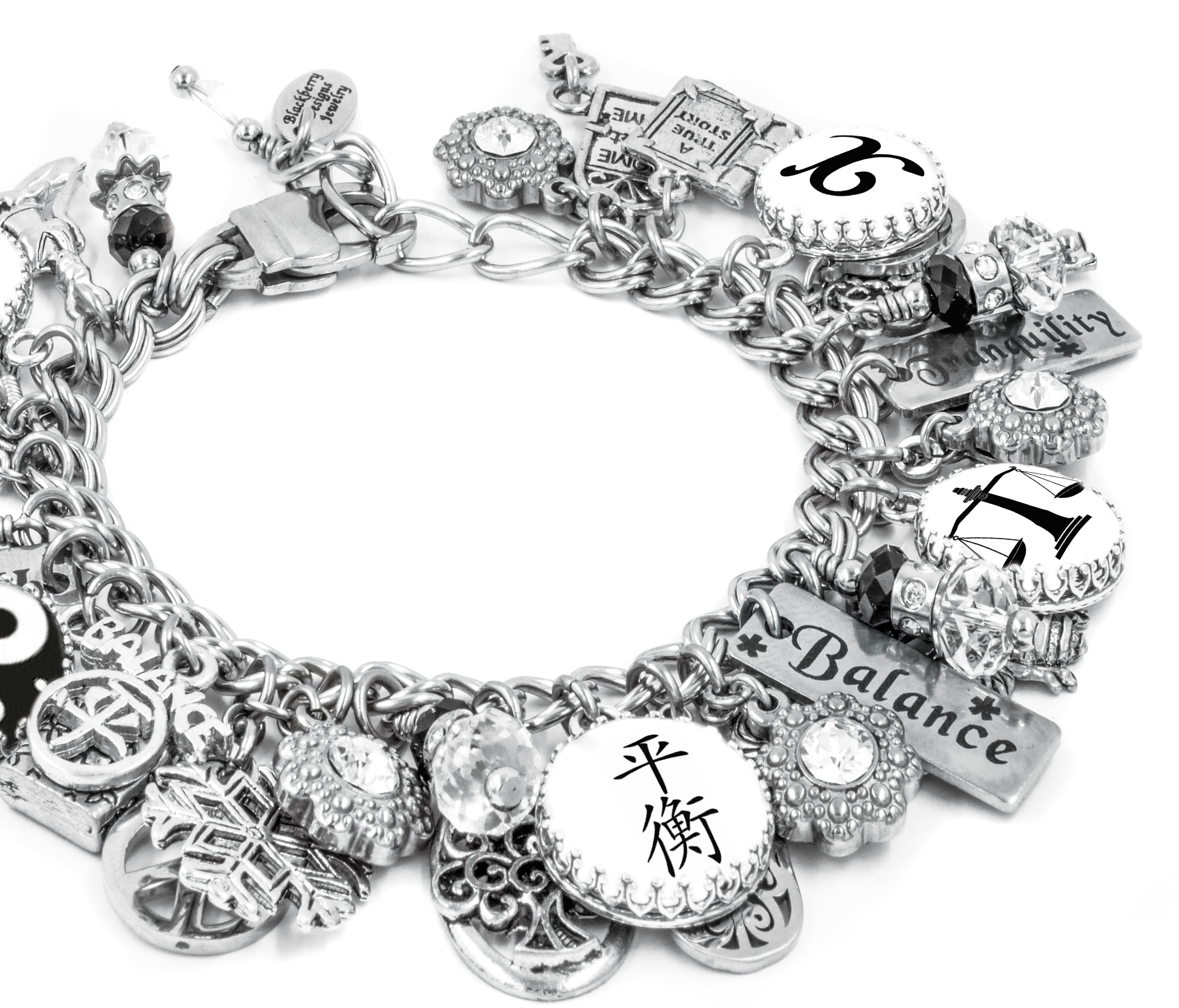 Personalized Metaphysical Handmade Charm Bracelet for a Balanced Life ...
